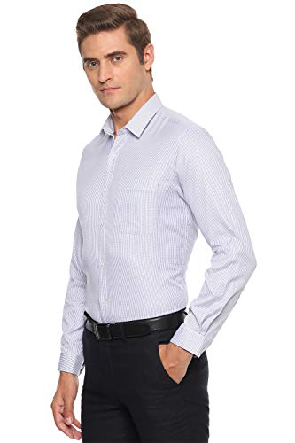 Buy Louis Philippe Men's Striped Slim fit Formal Shirt (LPSFMSLPK18239 ...