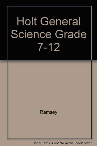 Holt General Science Grade 7-12: Ramsey: 9780030101175: Amazon.com: Books