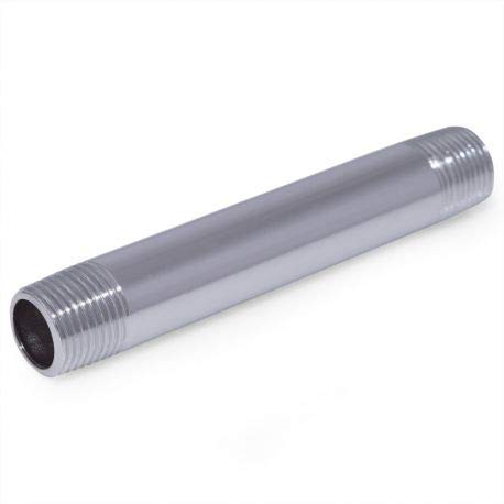 1/2Inch X 5Inch Brass Pipe Nipple, Chrome Plated, Lead-Free : Amazon.in ...