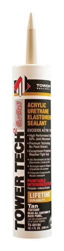 Tower Sealants Tower Tech 2 Tan Acrylic Urethane Sealant 10.1 oz ...