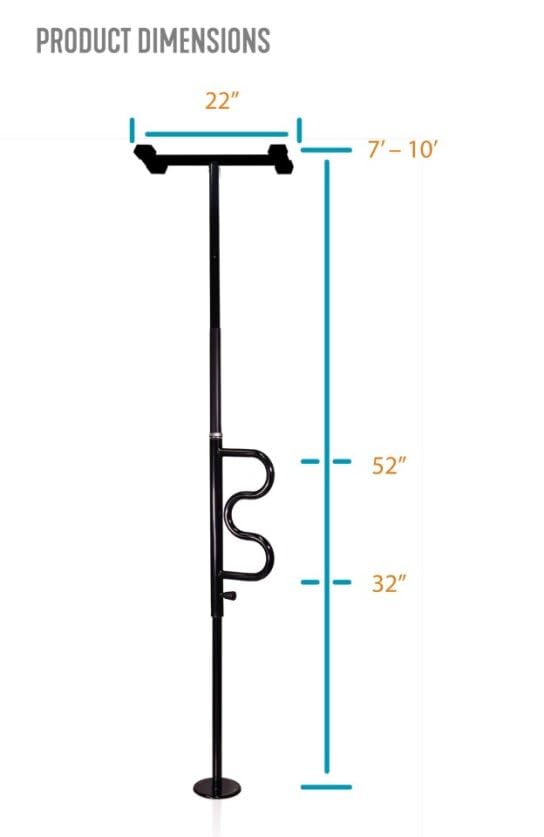 Snapklik.com : Security Pole And Curve Grab Bar, Elderly Tension ...