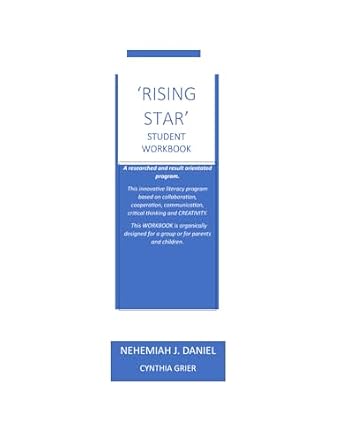 Rising Star - Student Handbook: Daniel, Nehemiah J: 9798850741549 ...
