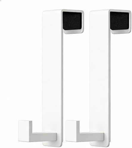 PMMASTO 2-Pack Over The Door Hooks - Rustproof Stainless Steel Door ...