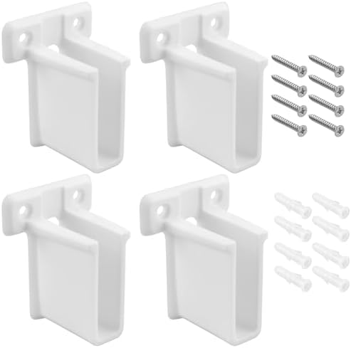 Amazon.com: Chaokant 4 Pack Wire Shelf End Bracket - Heavy Duty Closet ...