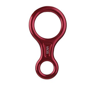 Buy Figure 8 Mountaineering Climbing Rappel Gear Ring Belay Device 35KN ...