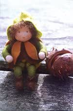 Amazon.com: Chestnut Doll Flower Children Doll Kit by De Witte Engel