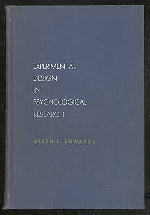 Experimental Design in Psychological Research: Allen Louis Edwards ...