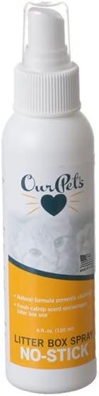 OurPets No-Stick Litter Box Spray : Buy Online at Best Price in KSA ...