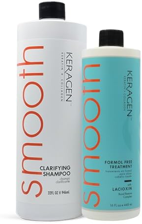 Amazon.com : KERAGEN Hair Care Duo: Brazilian Keratin Smoothing ...