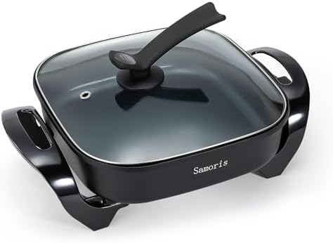 Amazon.com: BELLA Electric Skillet and Frying Pan with Glass Lid ...