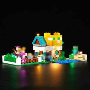 DALDED - Kit de iluminación LED para Lego Minecraft The Crafting Box 4. ...