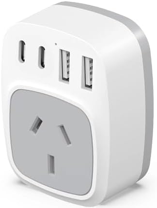 Japan Travel Adapter, AU to Japan Plug Adapter Type A Travel Power Plug ...