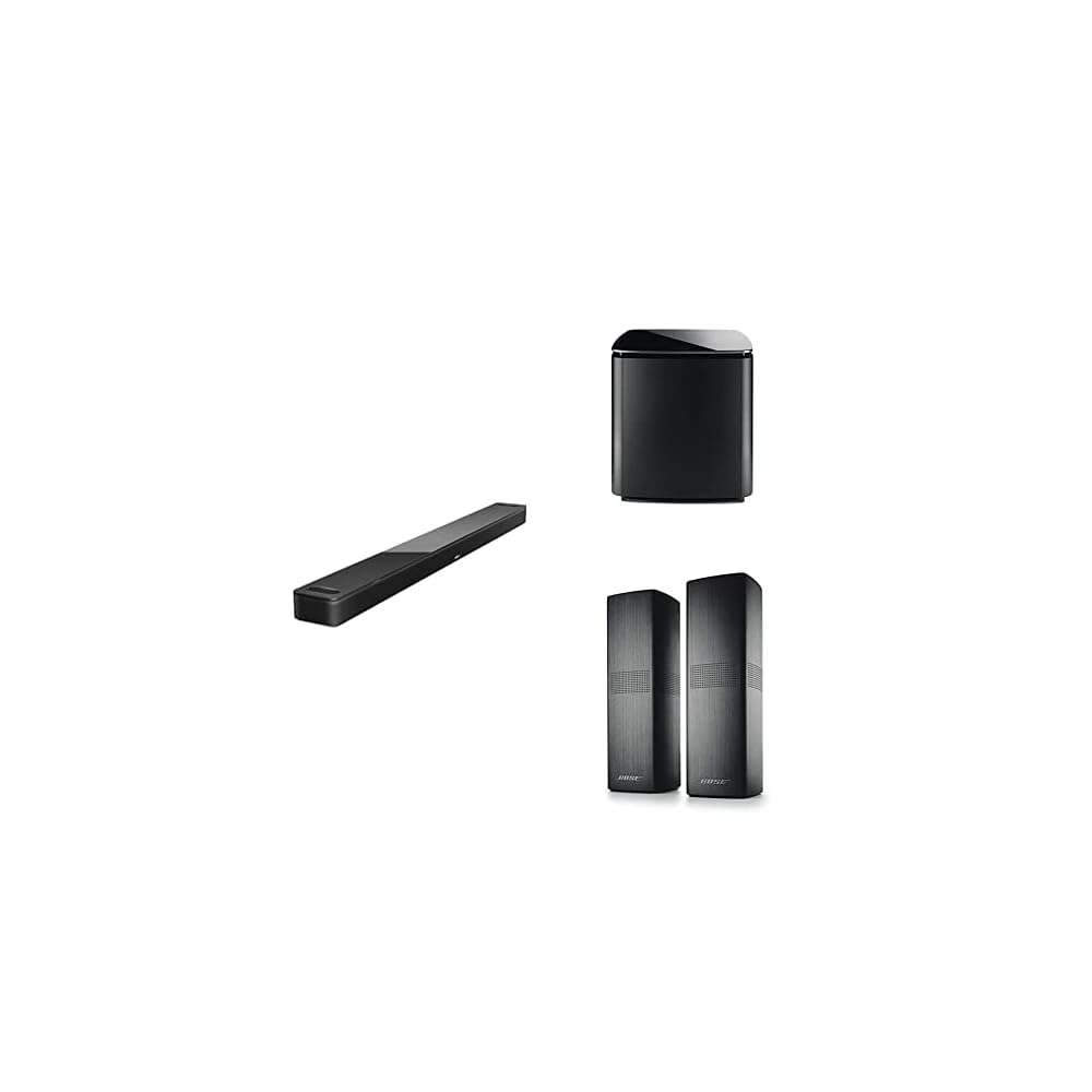 Buy Bose Soundbar 900 + Bass Module 500 + Surround Speakers 700, Black ...