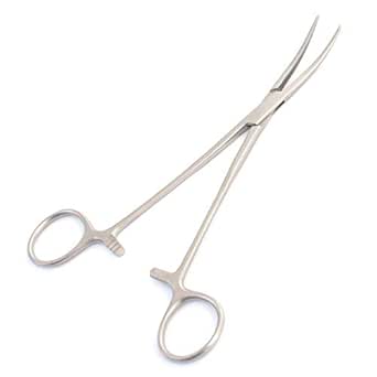 LAJA Imports Stainless Steel Fishing Pliers Curved Nose Pinchers ...