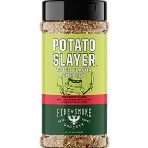 Amazon.com : Fire & Smoke Potato Slayer tater Seasoning, 10oz (Pack of ...