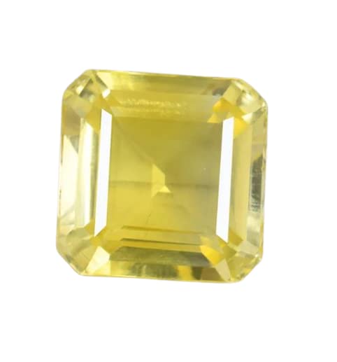 GtcGems Pushyaragam Stone Original Certified येलो सफायर स्टोन 4.45 ...