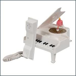 Amazon.com : Piano Telephone Music Box Ballerina : Corded Telephones ...