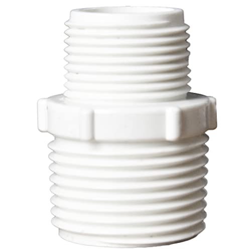 Snapklik.com : FangKingNo 10PCS 1 To1/2 PVC Reducing Nipple Male Thread ...