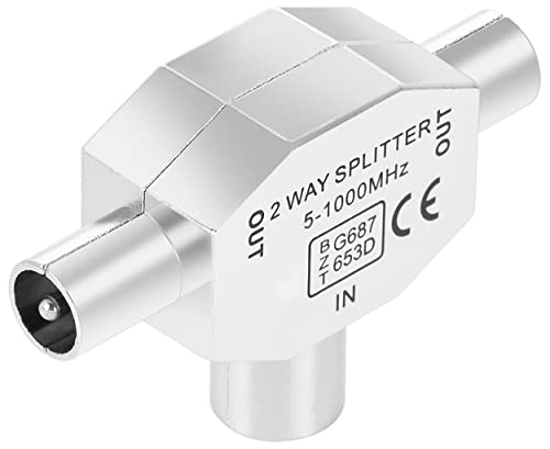 Poppstar Antenna Distributor, Coaxial Adapter, Coaxial-Coupler, 2x Plug ...
