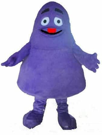 Amazon.com: FurryWu Studio New Purple Grimace Ghost Monster Mascot ...
