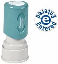 Amazon.com : XStamper Round Stock Stamp ENTERED : Office Products