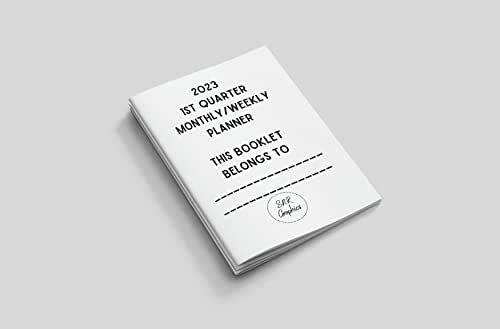 Amazon.com: 2023 1st Quarter Undated Weekly/Monthly Planner Insert ...