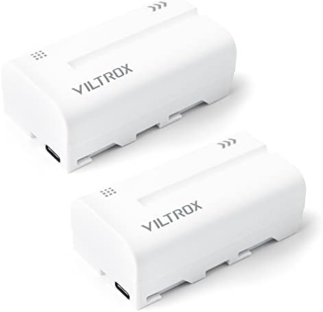 Amazon.com : VILTROX NP-F550 Replacement Battery 2 Packs, 2600mAh Li ...