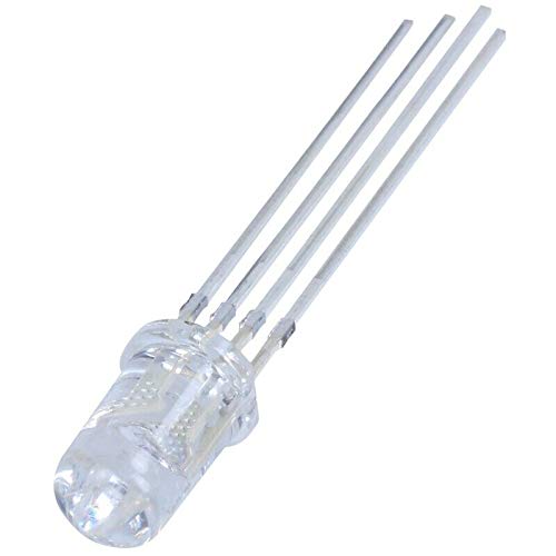 100 pcs 5mm RGB(Common Anode) LED Diode Lights DC 2V/3V 20mA Bulb Lamps ...