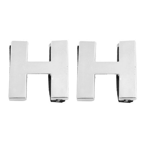 Alcoa PrimeCar Auto H Letter 3D Emblem Sticker Decal Decor Silver Tone ...