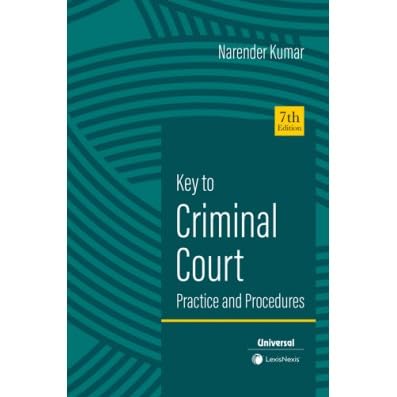 Buy Key to Criminal Court Practice & Procedures 7th Edition 2024 Book ...
