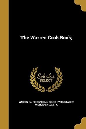 The Warren Cook Book; : Buy Online at Best Price in KSA - Souq is now Amazon.sa: Books
