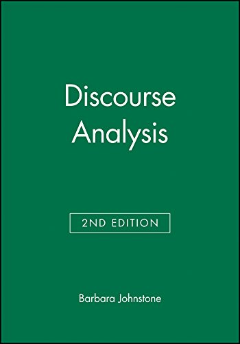 Amazon.com: Discourse Analysis: 9781405144278: Johnstone, Barbara: Books