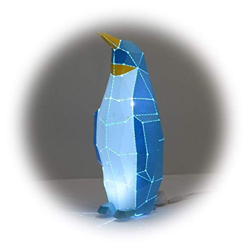 Amazon.com: King Penguin Paper Lamp Kit, DIY Paper Craft Kit，Creative ...
