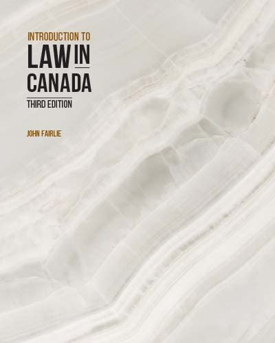 Comprehensive introduction to Canadian legal system and framework