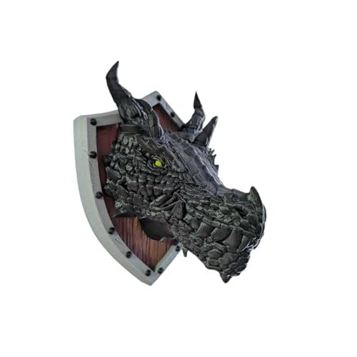 Amazon.com: Dragon Head Trophy wall decoration - DND Decor - Ready for ...