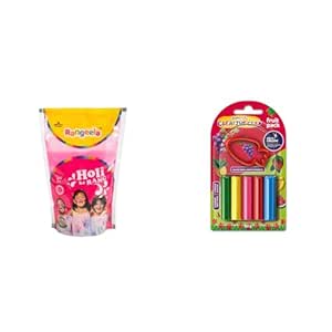 Pidilite Rangeela Holi Ke Rang – Floro Pink, Non-Toxic Colour, Soft and ...