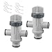 Amazon.com: Pool Dual Split Hose Plunger Valve Compatible with Intex ...