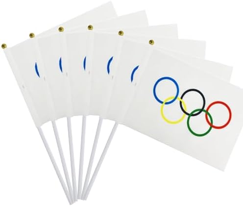 Amazon.com : WEITBF 20Pack Small Olympic Games Flag Decorations ...