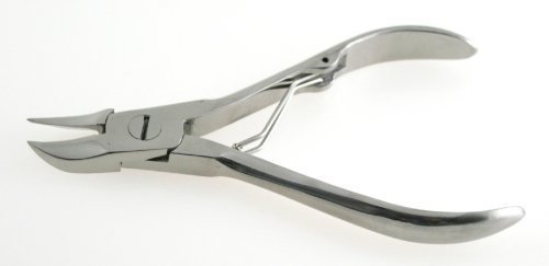 Amazon.com : Fingernail Nippers 4.5" Concave Jaws, Spring Action, Plain ...