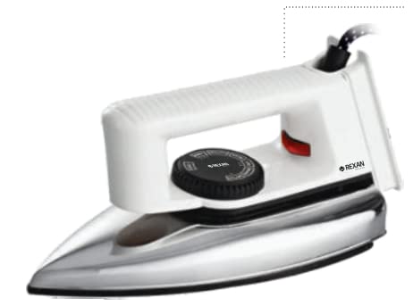Buy REXAN POPULAR IRON 750W WHITE COLOUR Online at Low Prices in India ...