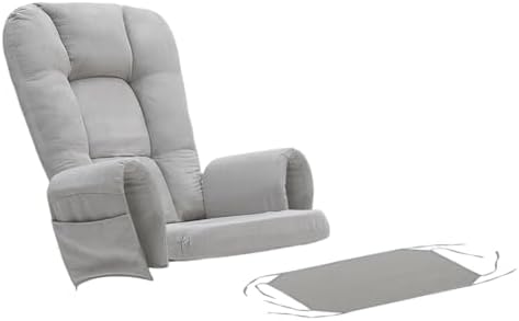 Amazon.com: Tovvre 5Pcs Velvet Glider Rocker Replacement Cushions with ...