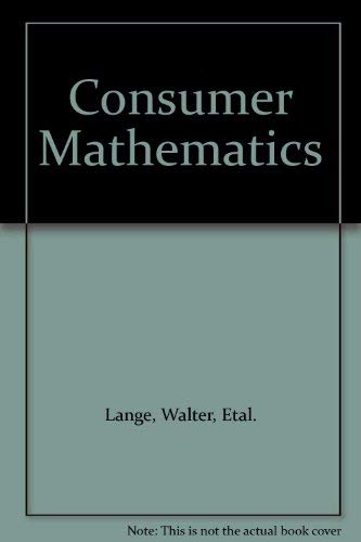 Consumer Mathematics: Amazon.com: Books