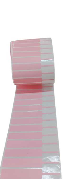 100mmX15mm (70mm Printable) Light Pink Color Jewellery,Optical Barcode ...