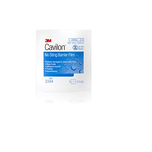 3M Cavilon 3344 No Sting Barrier Film, 1ml - Pack of 25 (DL Reqd ...