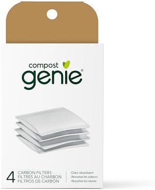Compost Genie Carbon Filters, Absorb and minimize Odors, with a Pack of ...