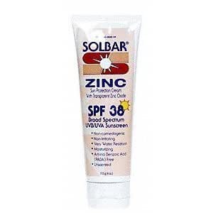 Amazon.com: Solbar Zinc Sun Protection Cream SPF 38 4 oz by Solbar ...