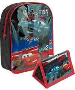Disney Pixar Cars 2 Backpack and Wallet Set (3889778) : Amazon.co.uk