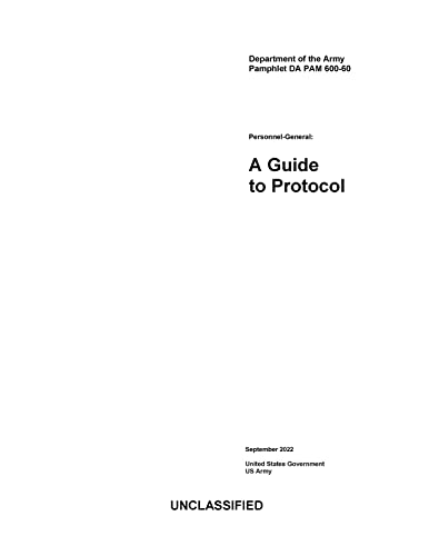 Amazon.com: Department of the Army Pamphlet DA PAM 600-60 A Guide to ...