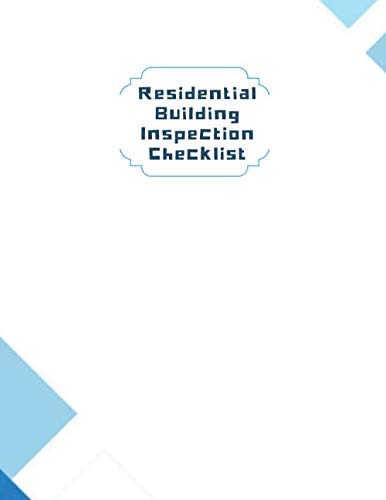 Residential Building Inspection Checklist: Maintenance Record Note and ...