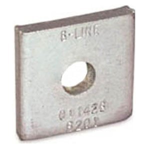 B-Line B201ZN Square Washer, 3/8 in, 7/16 in ID, Steel: Amazon.com ...